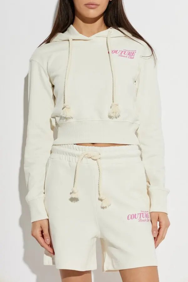 Versace Hooded Sweatshirt - Cream