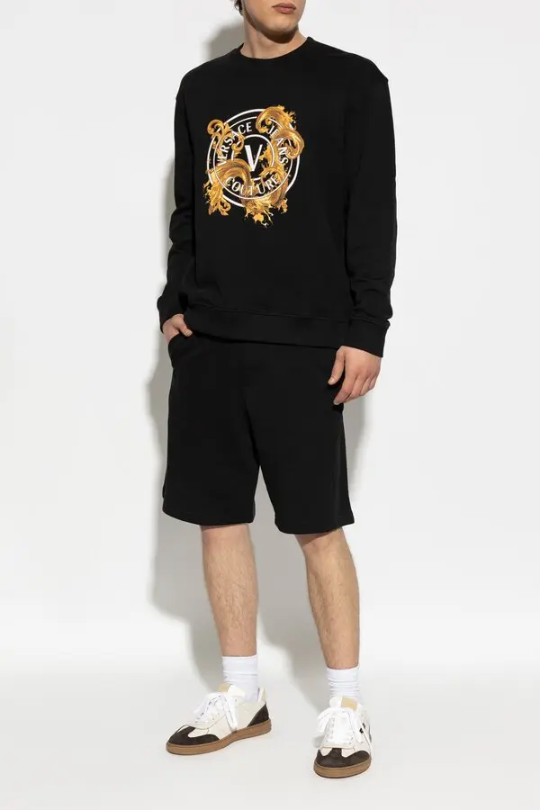Versace Sweatshirt With Printed Logo