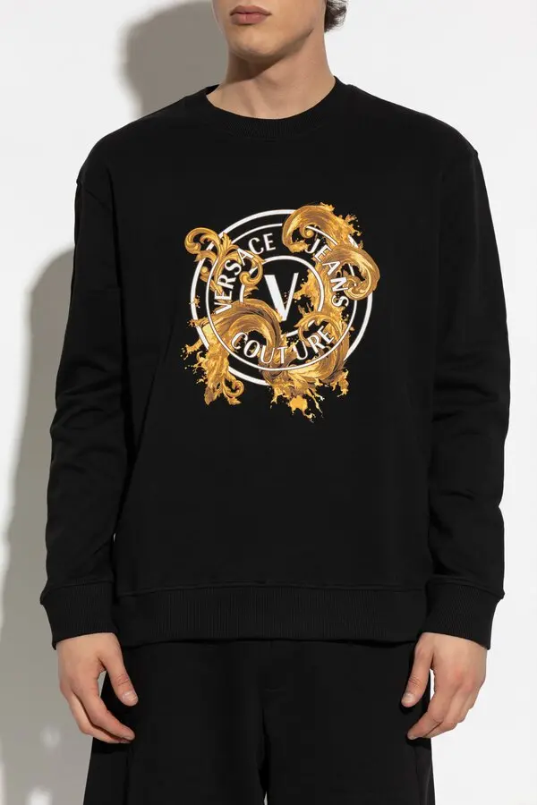 Versace Sweatshirt With Printed Logo