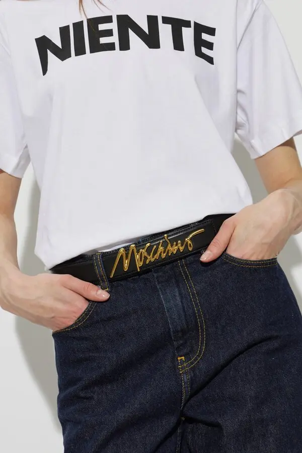 Moschino Leather Belt