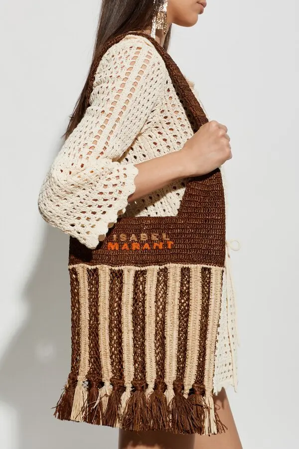 Isabel Marant Étoile Praia Small Shoulder Bag - Brown