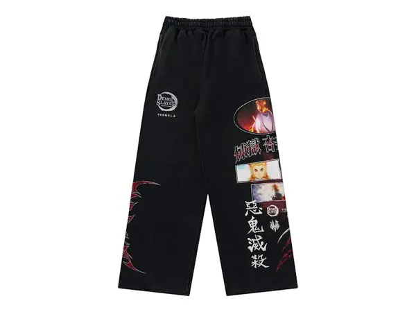 YOUNGLA X Demon Slayer: Kimetsu No Yaiba Sweatpant - Kyojyuro Rengoku