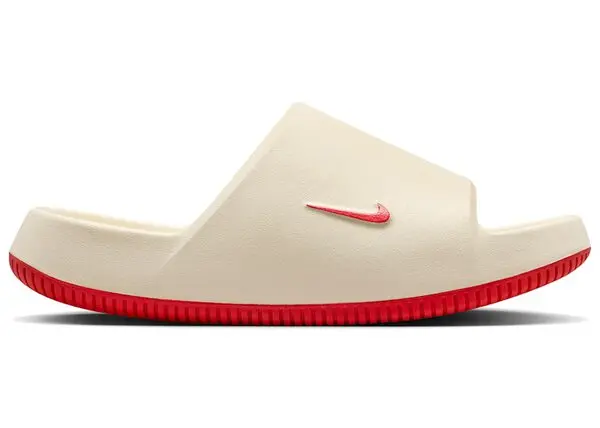 Nike Calm 2.0 Slide - Sail/university Red