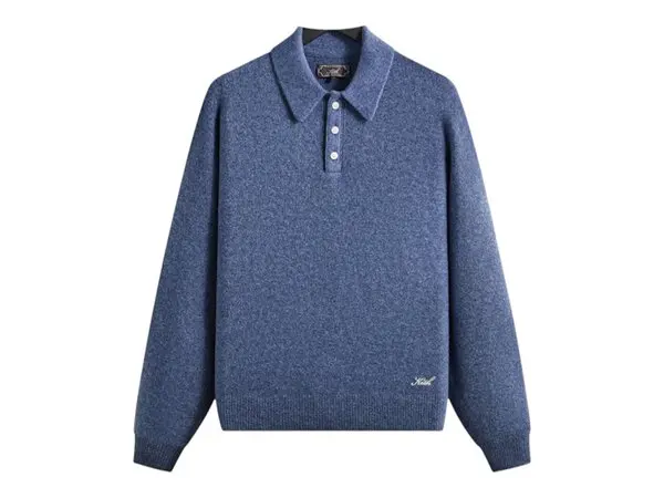 Kith Marled Harmon Rugby Pullover - Farrow