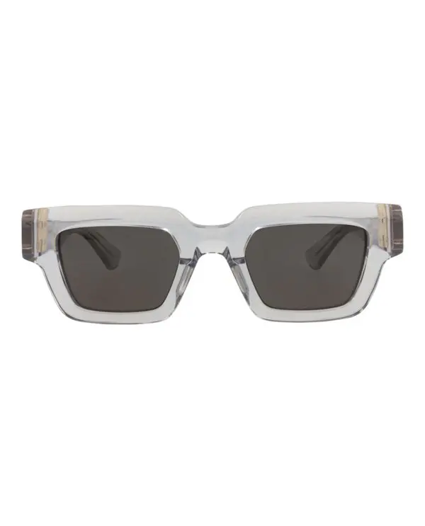 Bottega Veneta Square-frame Recycled Acetate Sunglasses - Crystal Crystal Grey (bv1230s/30014281/001)