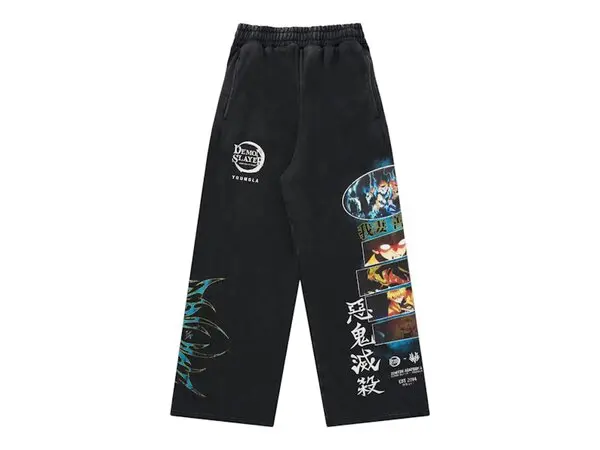 YOUNGLA X Demon Slayer: Kimetsu No Yaiba Sweatpant - Thunder Breathing