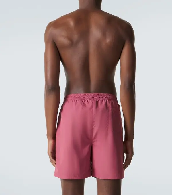 Brunello Cucinelli Logo Swim Trunks - Pink