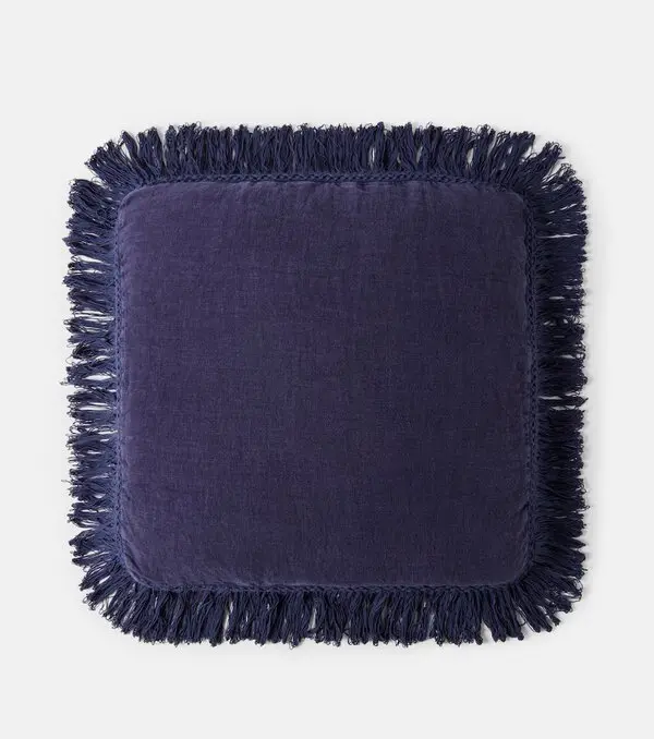 ONCE MILANO Linen Cushion - Blue