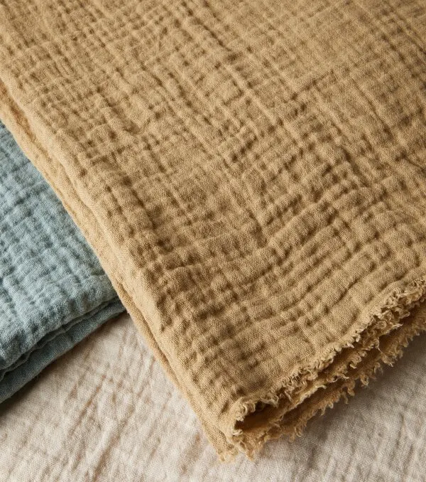 ONCE MILANO Linen Throw