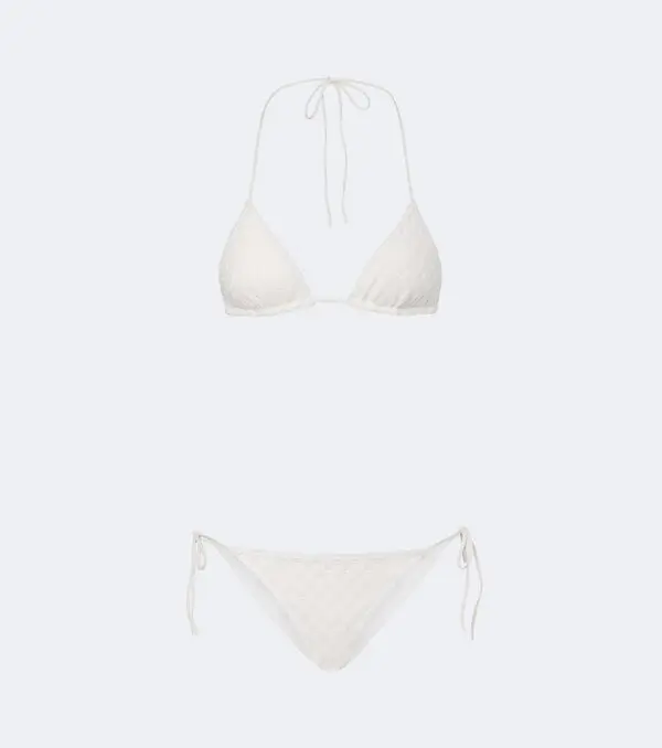 Missoni Lamé Bikini - White