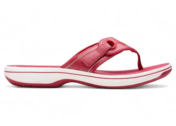 Clarks Breeze Reyna Sandal - Cherry