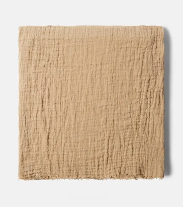 ONCE MILANO Linen Throw - Beige