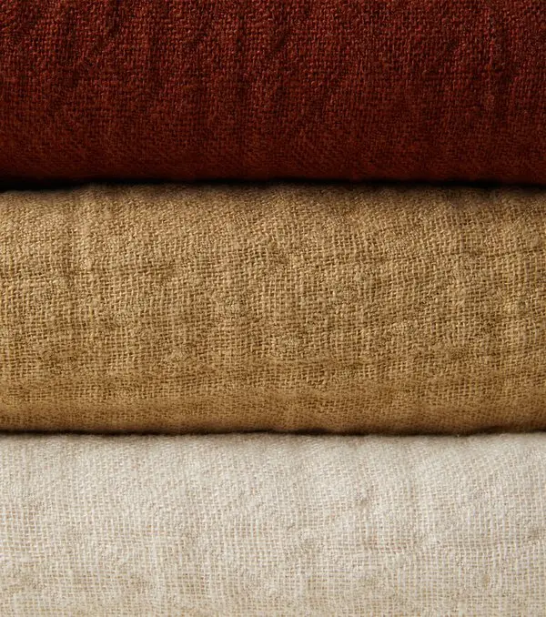 ONCE MILANO Linen Throw