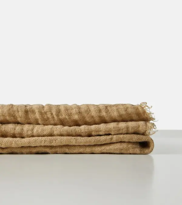 ONCE MILANO Linen Throw