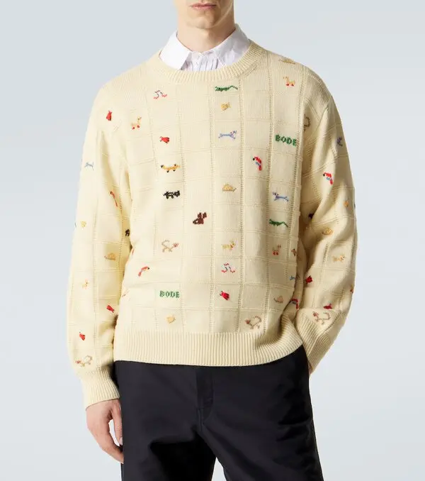 BODE Zoologist Wool And Alpaca Sweater