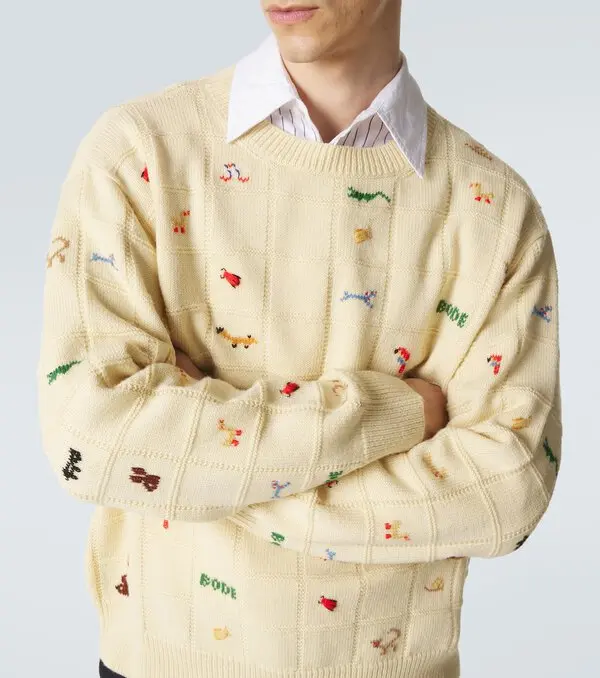 BODE Zoologist Wool And Alpaca Sweater