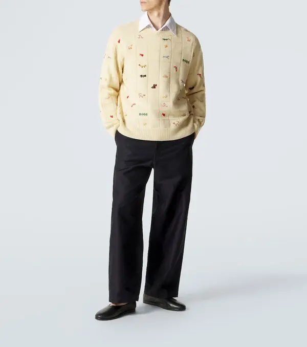 BODE Zoologist Wool And Alpaca Sweater
