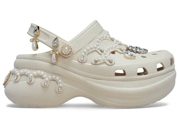 CROCS Classic Bae Clog Pinnacle Embellished - Frappé