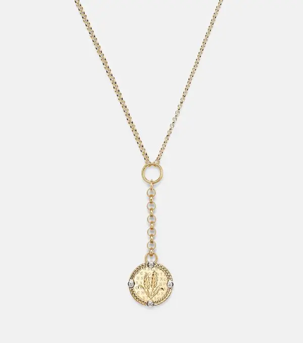 FOUNDRAE 18kt Yellow Diamond Pendant