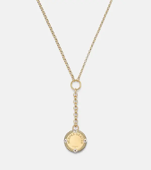 FOUNDRAE 18kt Yellow Diamond Pendant