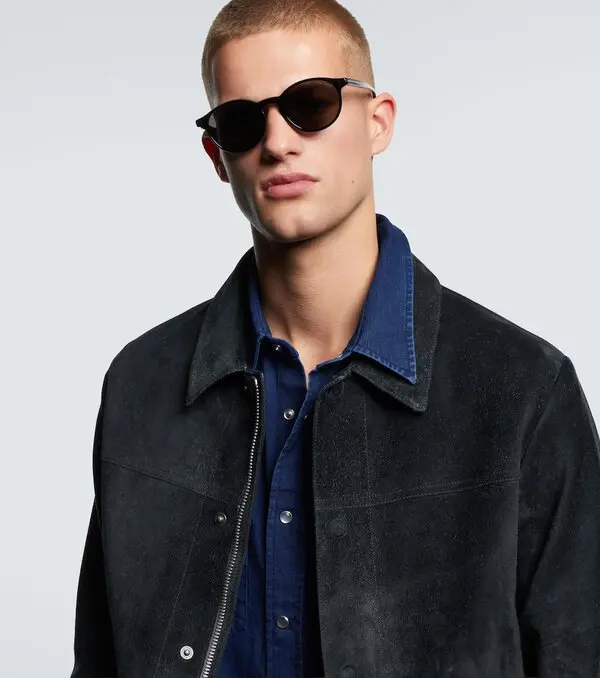 TOM FORD Prescott Round Sunglasses - Black