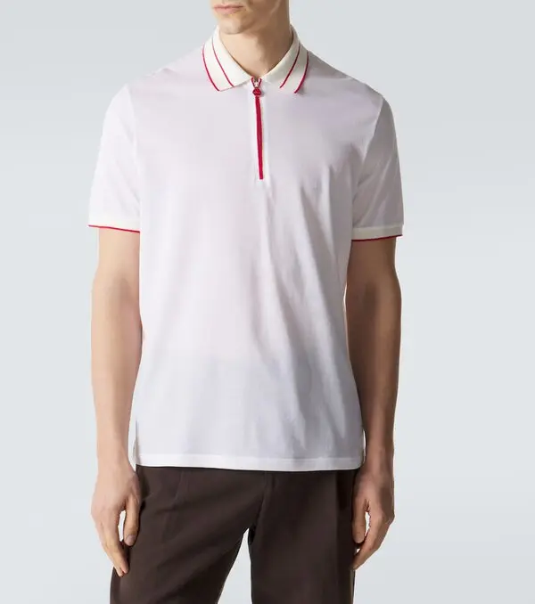 Kiton Cotton Piqué Polo Shirt