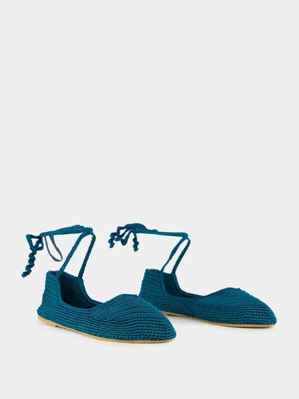 KASHURA High Crochet Ballerina - Blue