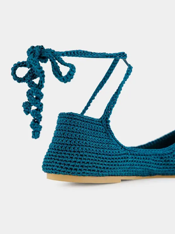 KASHURA High Crochet Ballerina - Blue