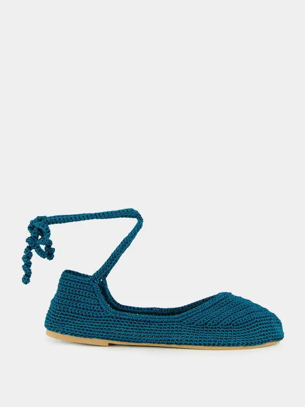 KASHURA High Crochet Ballerina - Blue