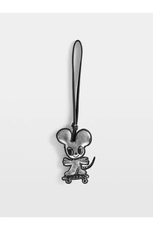 Zadig&Voltaire Keyring Mouse Skater - Silver