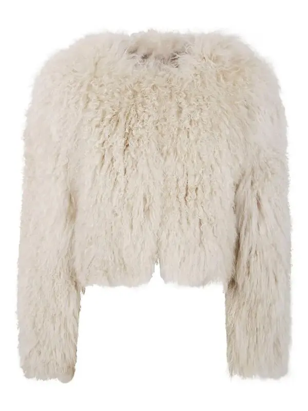DRHOPE Fur Jacket - Beige