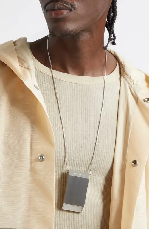 Rick Owens Portable Ashtray Pendant Necklace