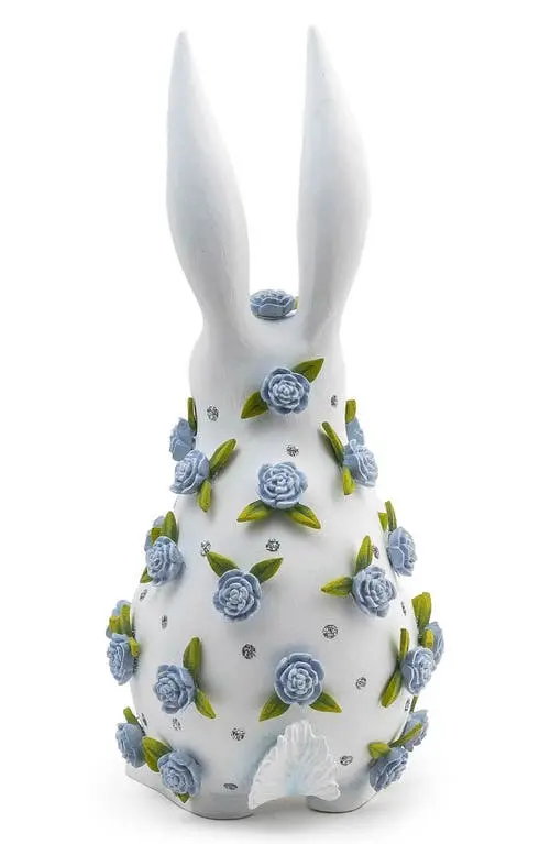 MACKENZIE-CHILDS Patience Brewster Periwinkle Peony Rabbit