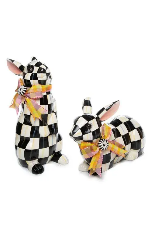 MACKENZIE-CHILDS Courtly Check Resting Bunny