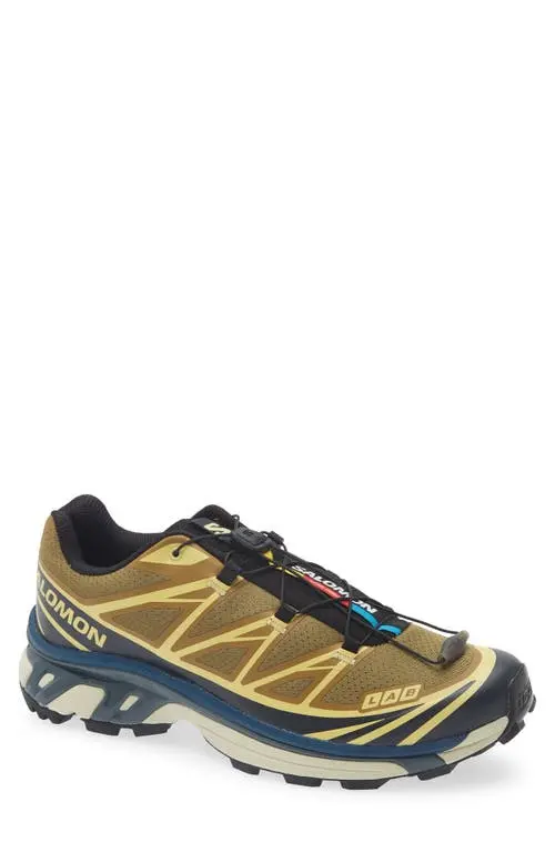 SALOMON Gender Inclusive Xt-6 Brilliant Sneaker - Brilliant Olive/dark Navy