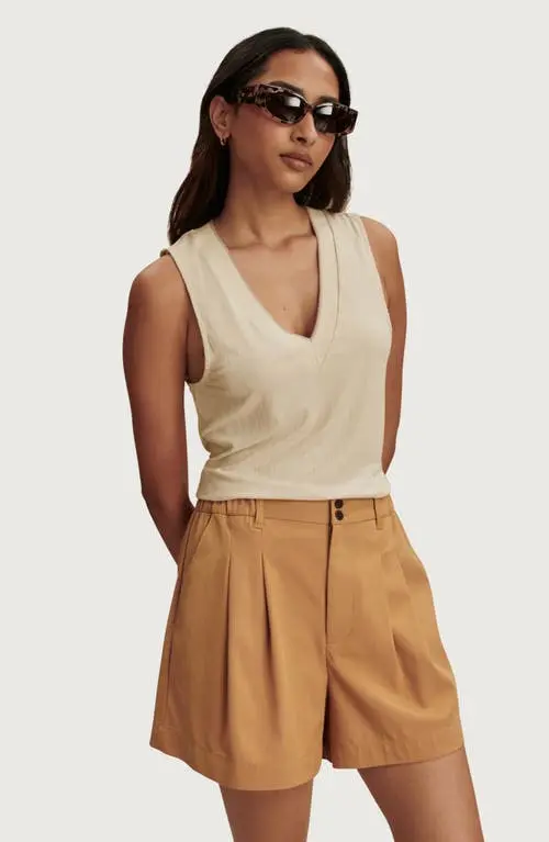 Varley Corby V-neck Modal Blend Tank - Birch