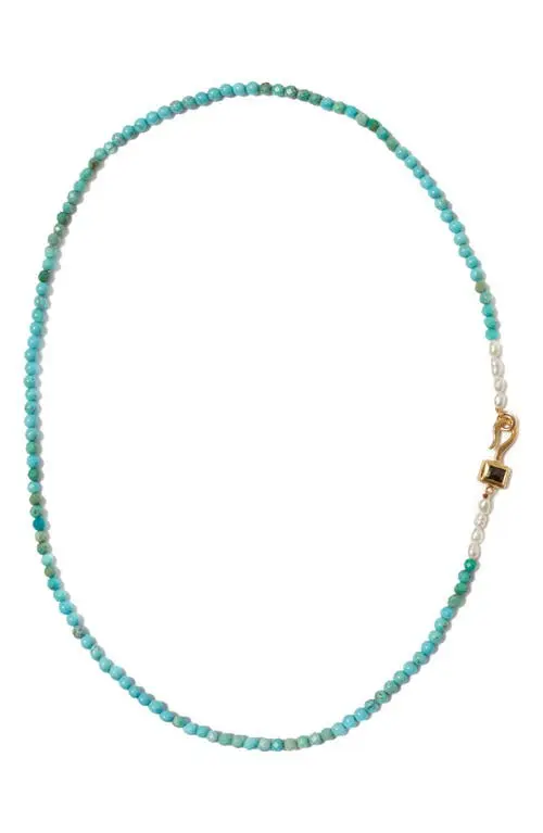 Chan Luu Santos Beaded Necklace - Turquoise Mix