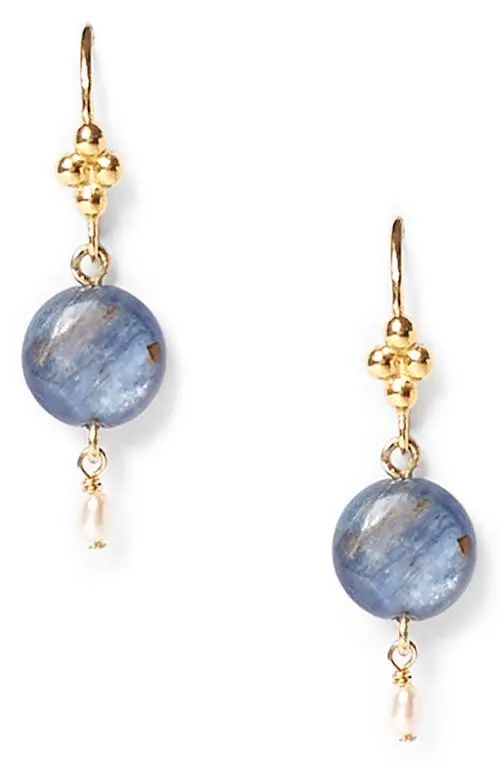 Chan Luu And Pearl Drop Earrings - Kyanite
