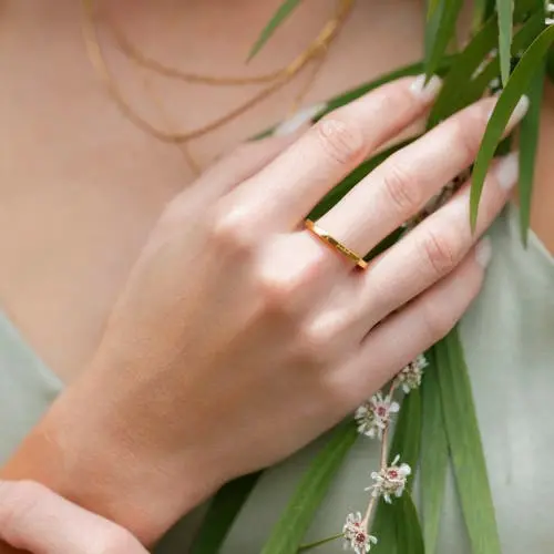 MANTRA Statement Ring - Silver