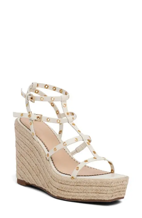 Cinq À Sept Norah Grommet Espadrille Wedge - Ivory