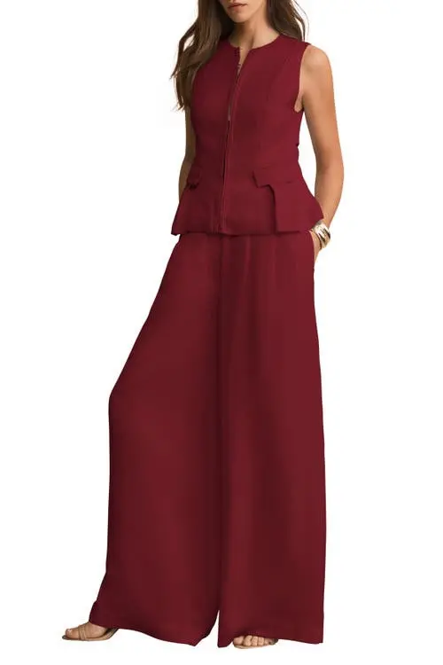 Mint Velvet Tailored Tie Back Waistcoat