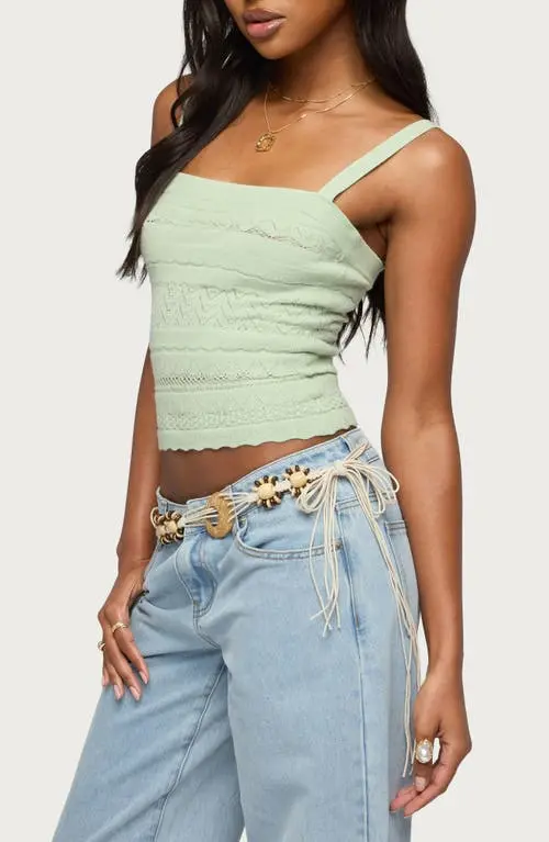 EDIKTED Naia Pointelle Camisole