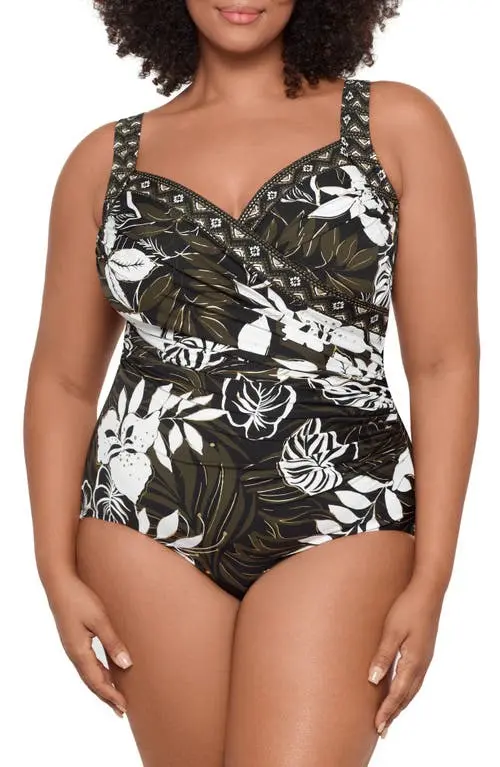 Miraclesuit Elle Dorado Sanibel Underwire One-piece Swimsuit - Blm