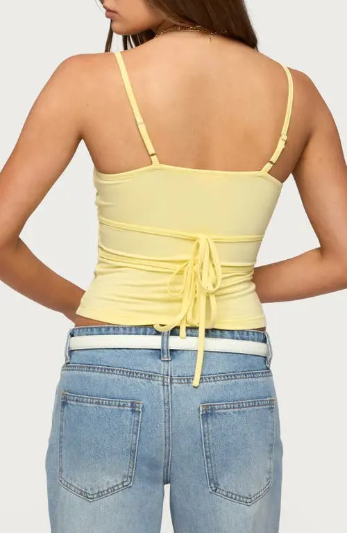 EDIKTED Evianna Double Tie Back Camisole