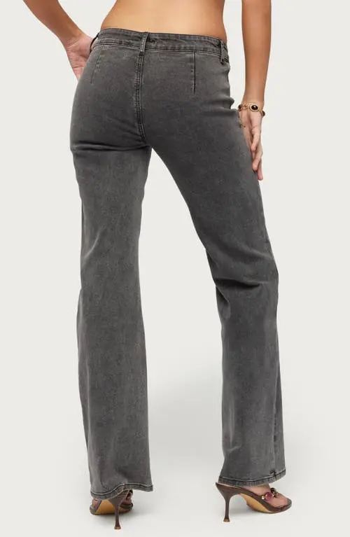 EDIKTED Grommet Straight Leg Jeans