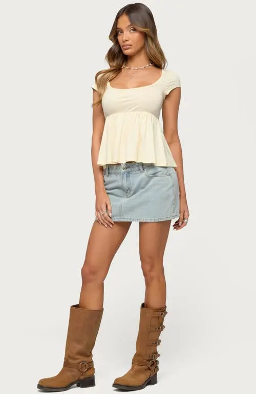 EDIKTED Kingsley Babydoll Top