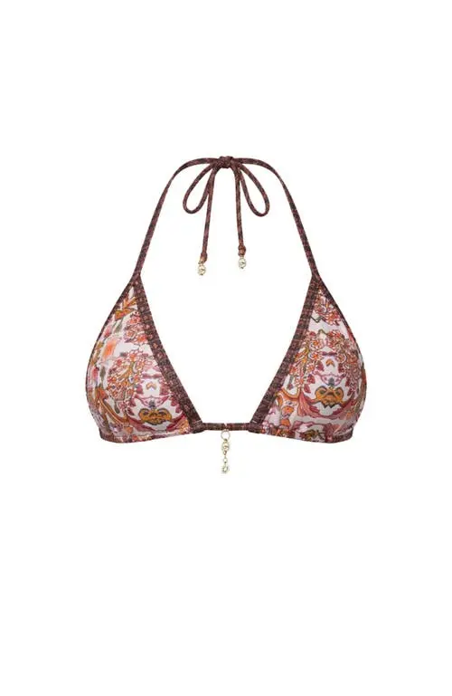 IVY SWIMWEAR Maya Bikini Top - Brown Mosaic