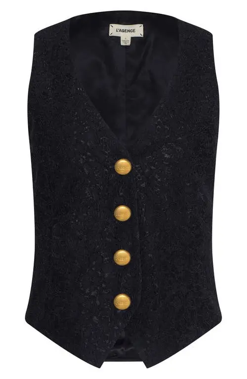L'Agence Kino Bonded Lace Vest