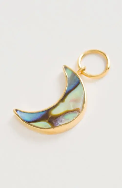 FREYA ROSE London Paua Pendant - Moon