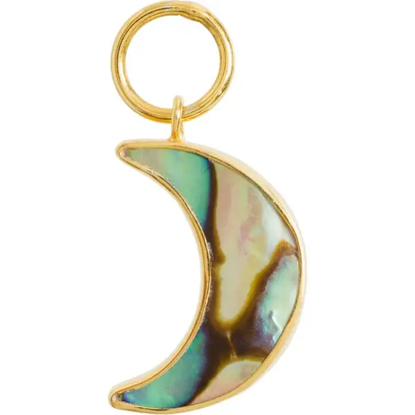 FREYA ROSE London Paua Pendant - Moon
